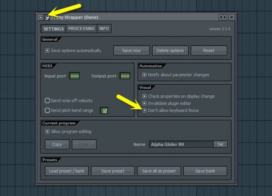 FL Studio Quick Tip: Disable Plugin Keyboard Focus