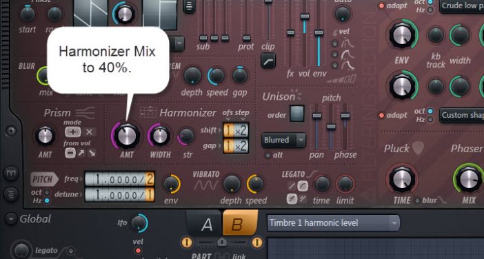 Three Different Sounds In Harmor